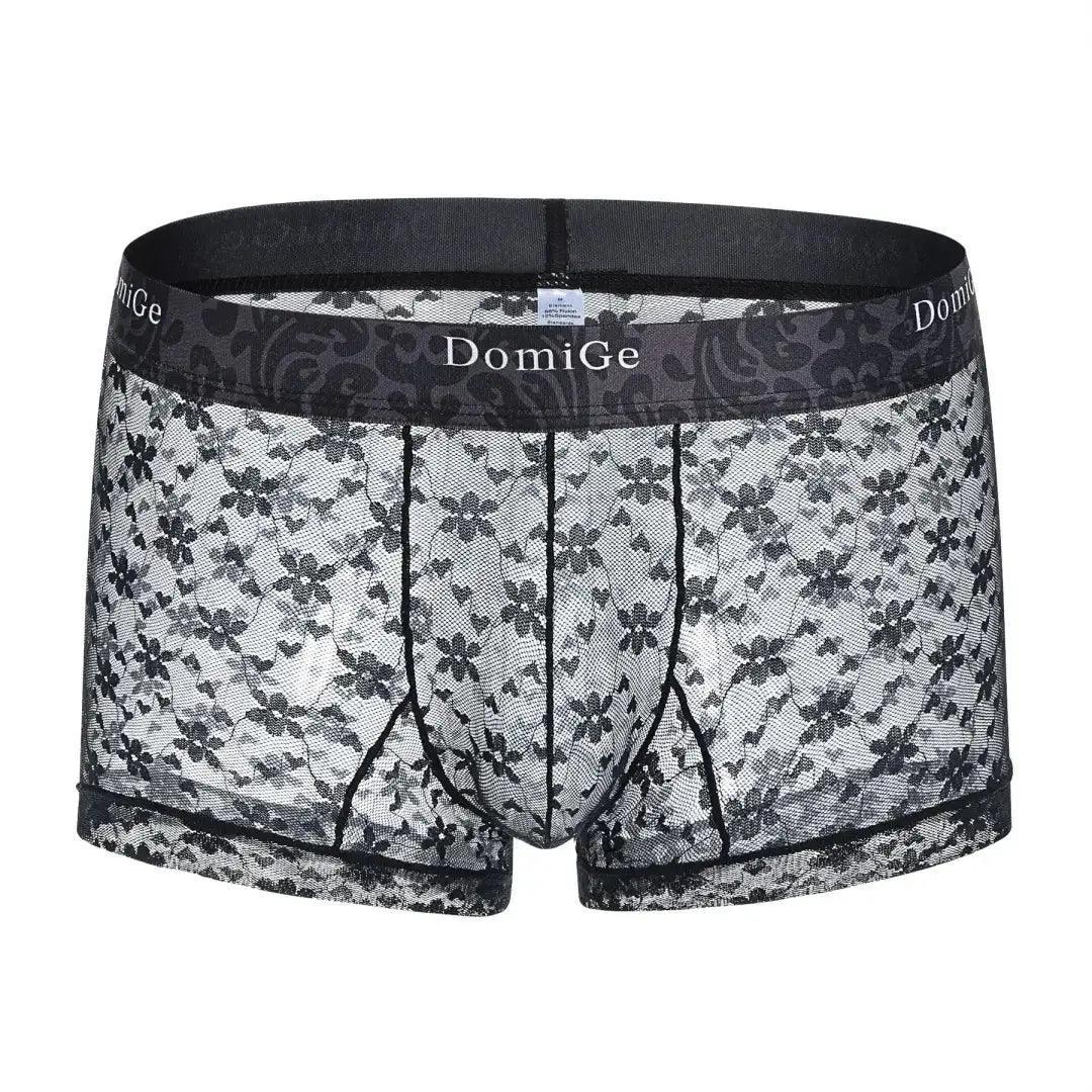 DomiGe Mesh Boxers Net Sexy Male Underwear for Men – Undies for Men